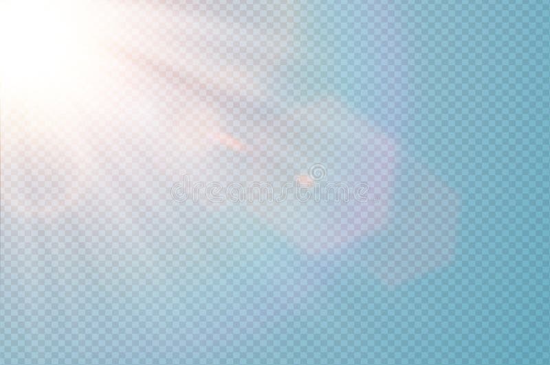 Vector Transparent Sunlight Special Lens Flare Light Effect Stock ...