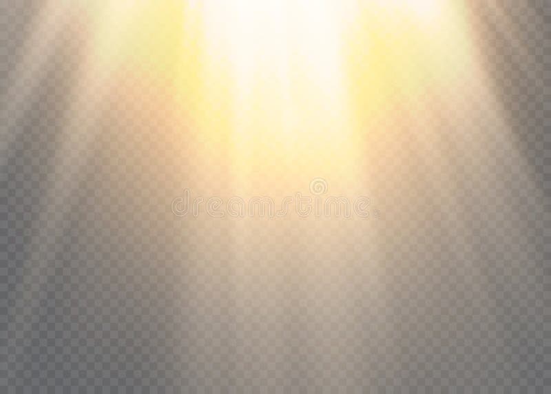 Vector Transparent Sunlight Special Lens Flare Light Effect Stock ...
