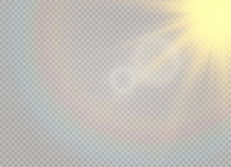 Vector Transparent Sunlight Special Lens Flare Light Effect. Sun Flash ...