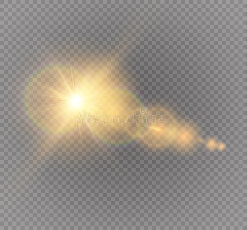 Vector Transparent Sunlight Special Lens Flare Light Effect. Sun Flash ...
