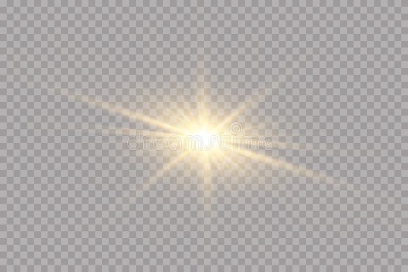 Vector Transparent Sunlight Special Lens Flare Light Effect. Sun Flash ...