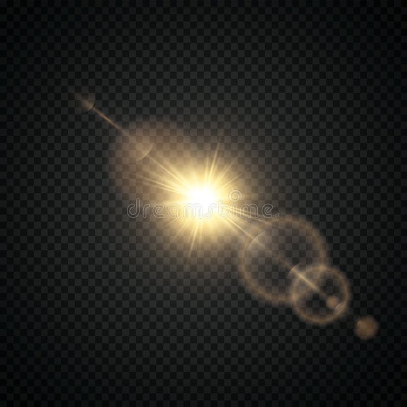 Vector Transparent Sunlight Special Lens Flare Light Effect. Sun Flash ...