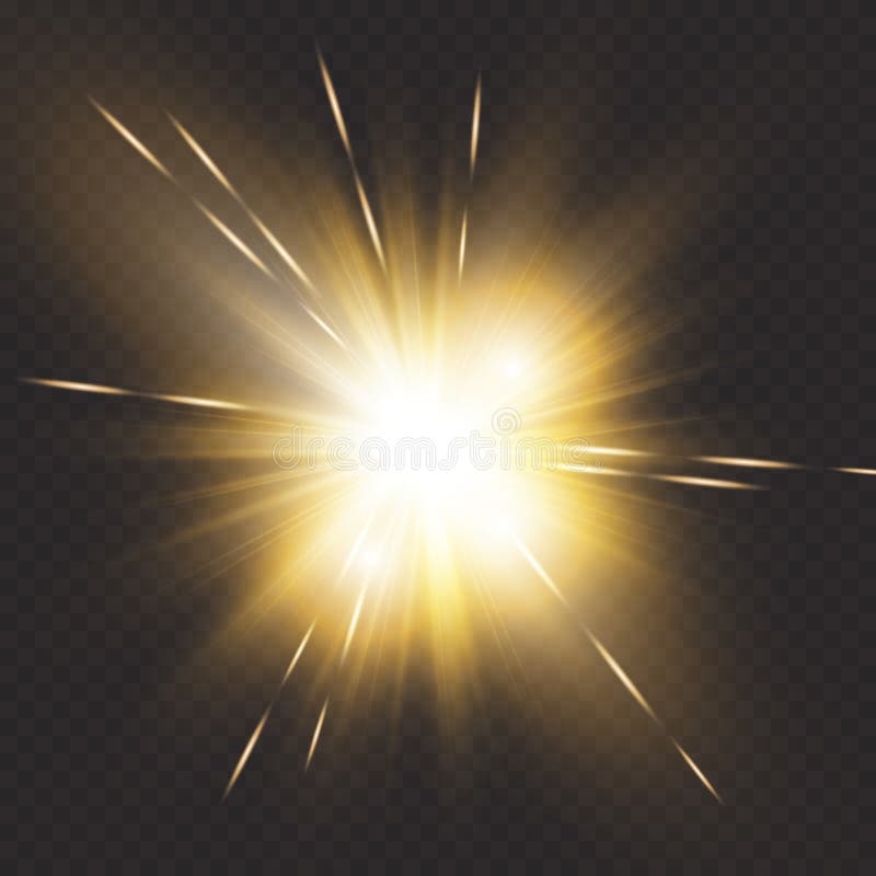 Vector Transparent Sunlight Special Lens Flare Light Effect. Sun Flash ...