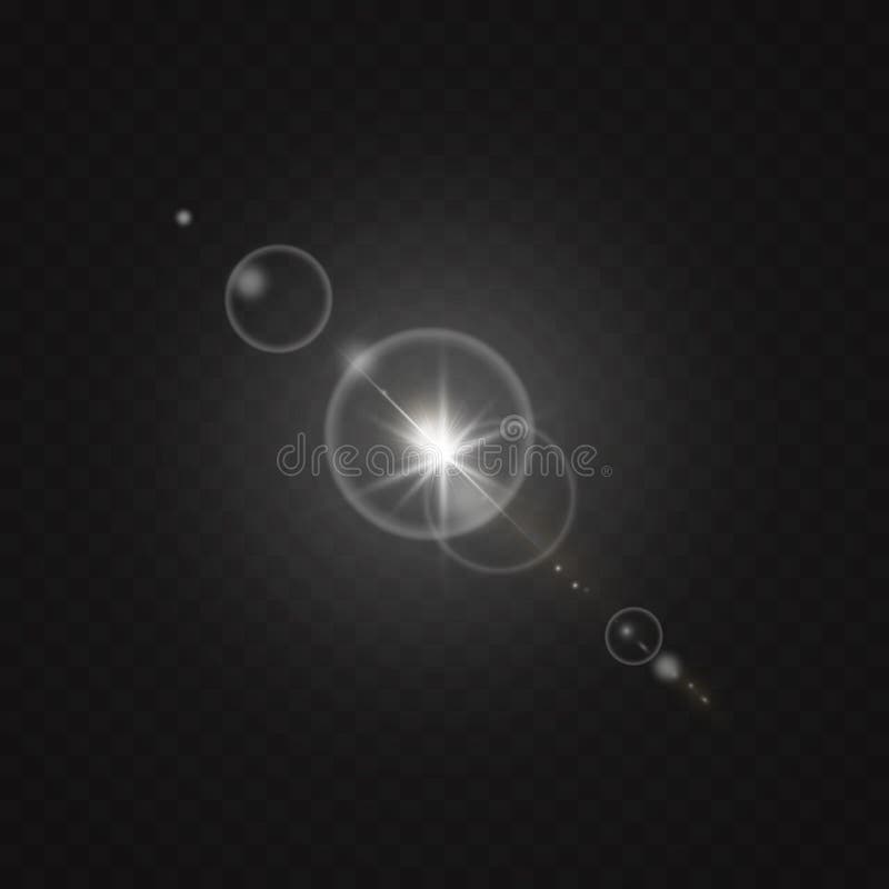 Vector Transparent Sunlight Special Lens Flare Light Effect. Sun Flash ...