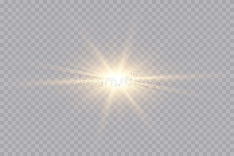 Vector Transparent Sunlight Special Lens Flare Light Effect. Sun Flash ...