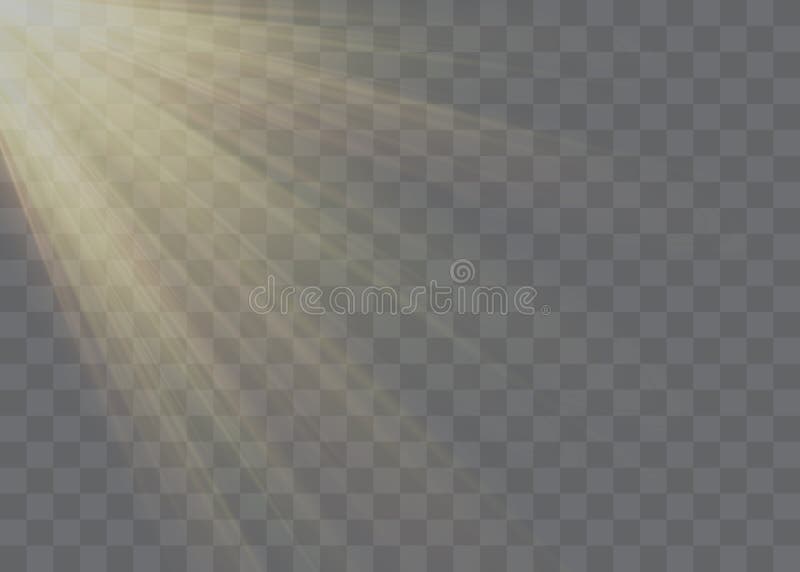 Vector Transparent Sunlight Special Lens Flash Light Effect. Stock ...