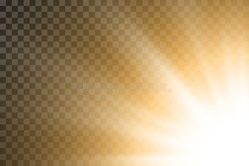 Vector Transparent Sunlight Special Lens Flash Light Effect Stock ...