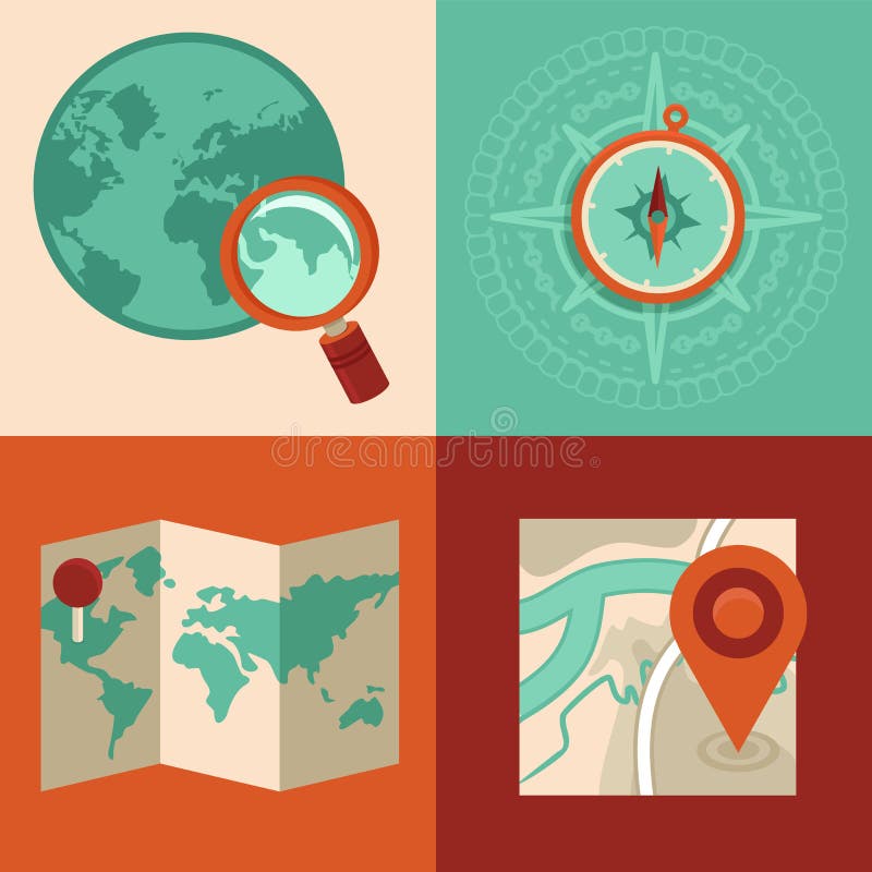 Flat Gps Stock Illustrations – 76,063 Flat Gps Stock Illustrations ...