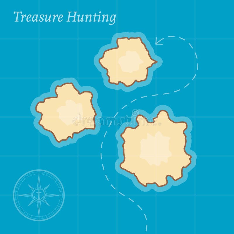 Vector Treasure Map Generator Stock Vector - Illustration of object ...
