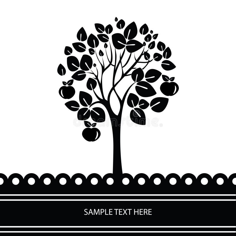 Vector tree stock vector. Illustration of forest, botany - 23914128