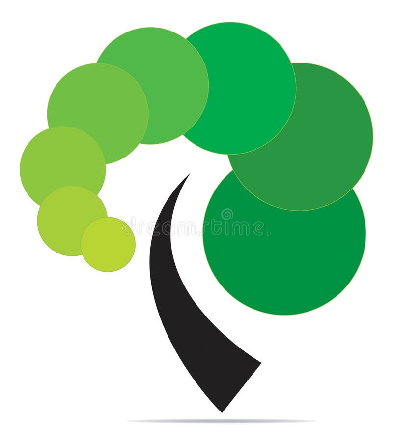 Vector tree emblem stock illustration. Illustration of nature - 152914215