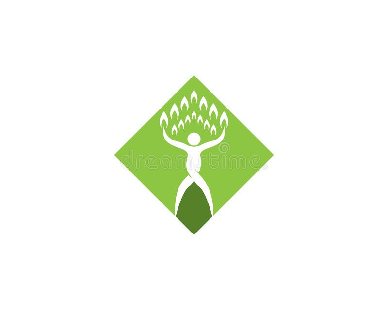 Vector - Tree Green People Identity Card Vector Logo Template Stock ...