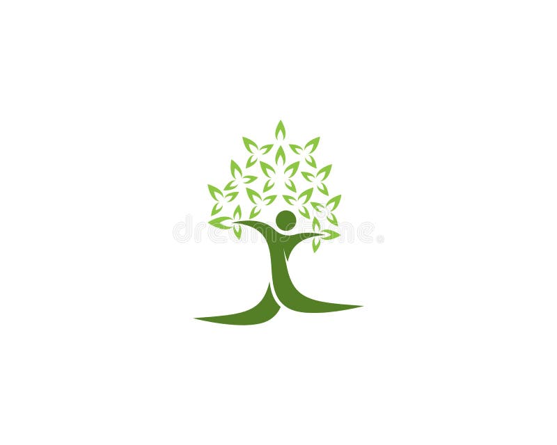 Vector - Tree Green People Identity Card Vector Logo Template Stock ...