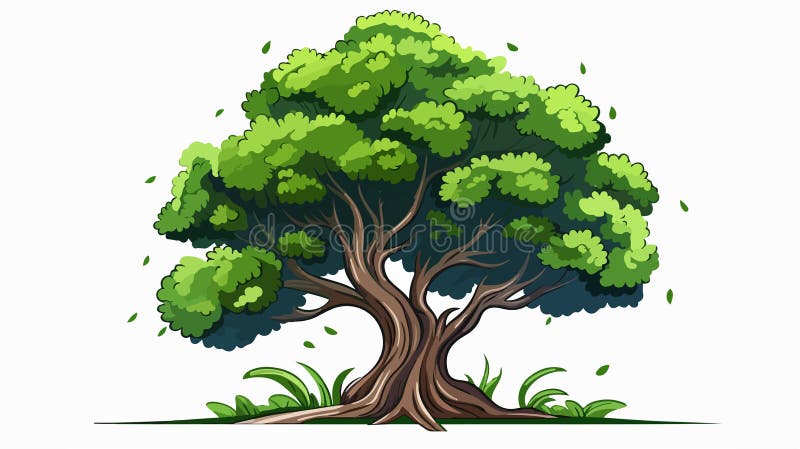 Vector Tree Logo Cartoon Vector Illustration Stock Vector ...