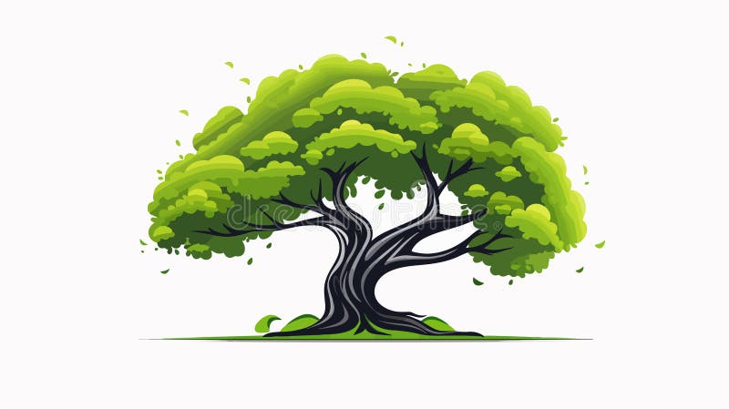 Cartoon Tree Logo Tree Logo Vector Images | Depositphotos