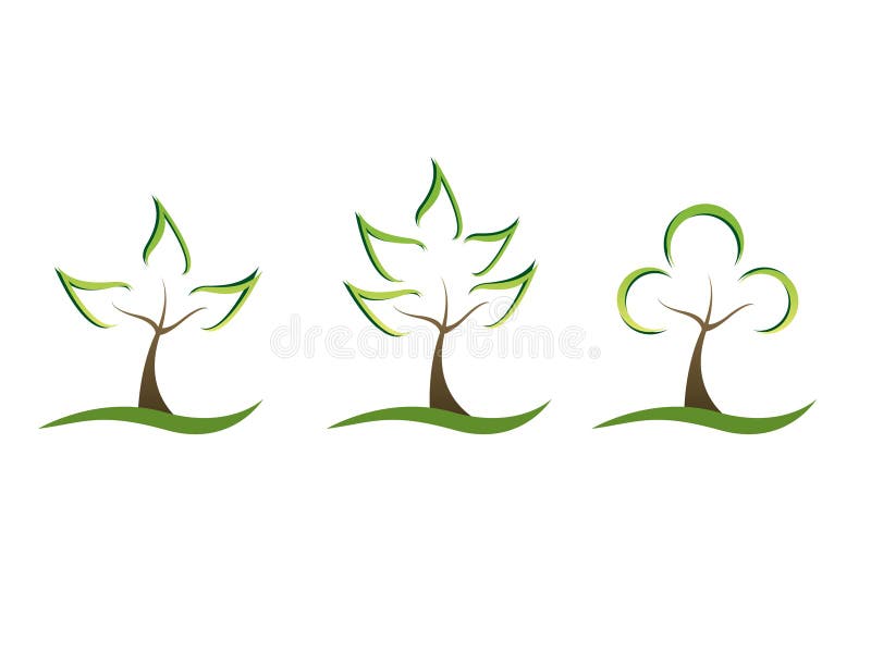 Clean tree vector stock vector. Illustration of tree, environment - 4788649