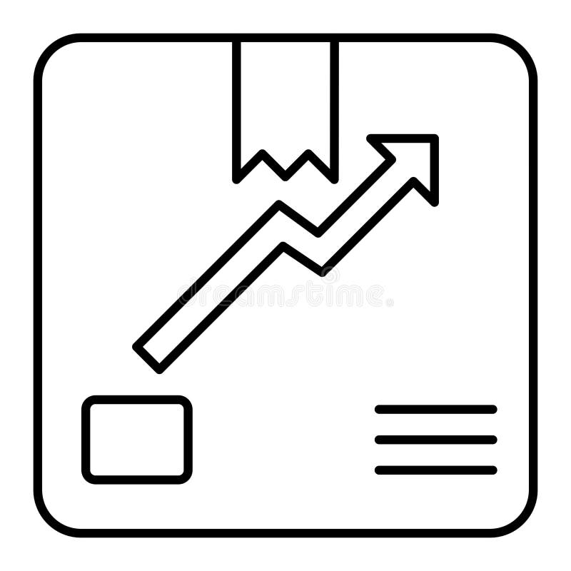 Vector Trending Product Outline Icon Design Stock Vector - Illustration ...
