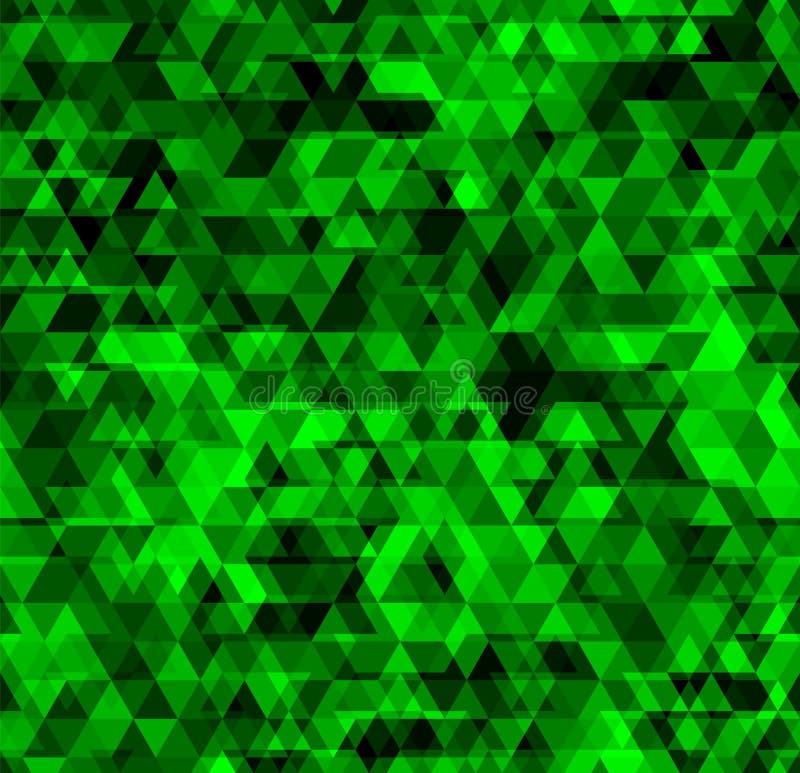 Vector Trendy Low Poly Seamless Pattern. Camouflage Polygonal ...