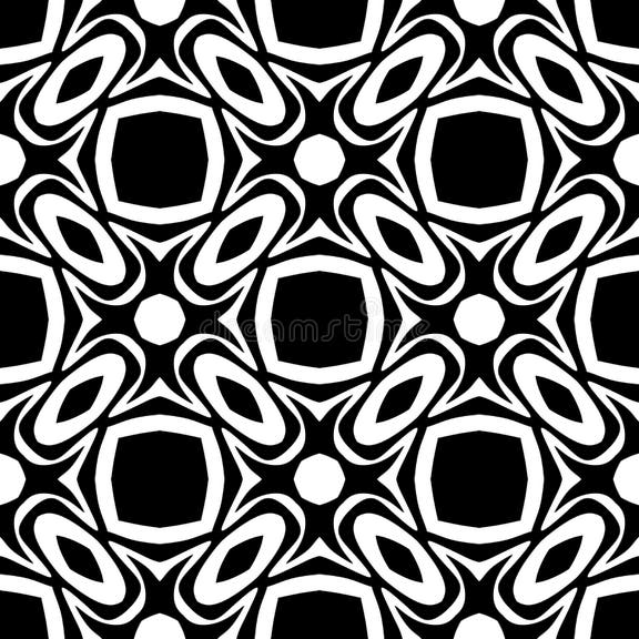 Vector Triangels Black and White Ornaments Illustration Stock Vector ...