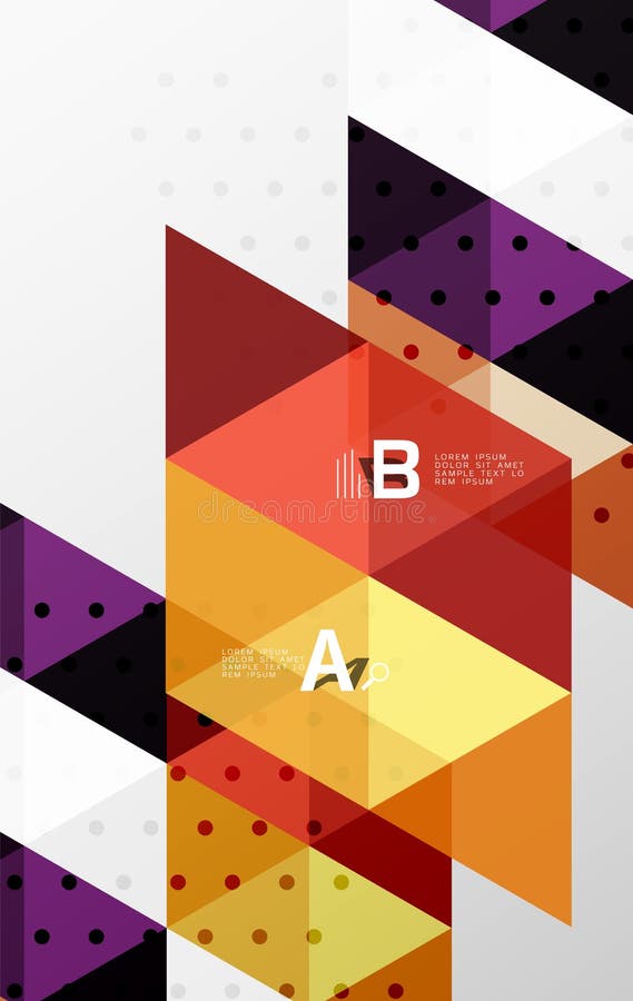 Vector triangle banner stock vector. Illustration of cycle - 86077146