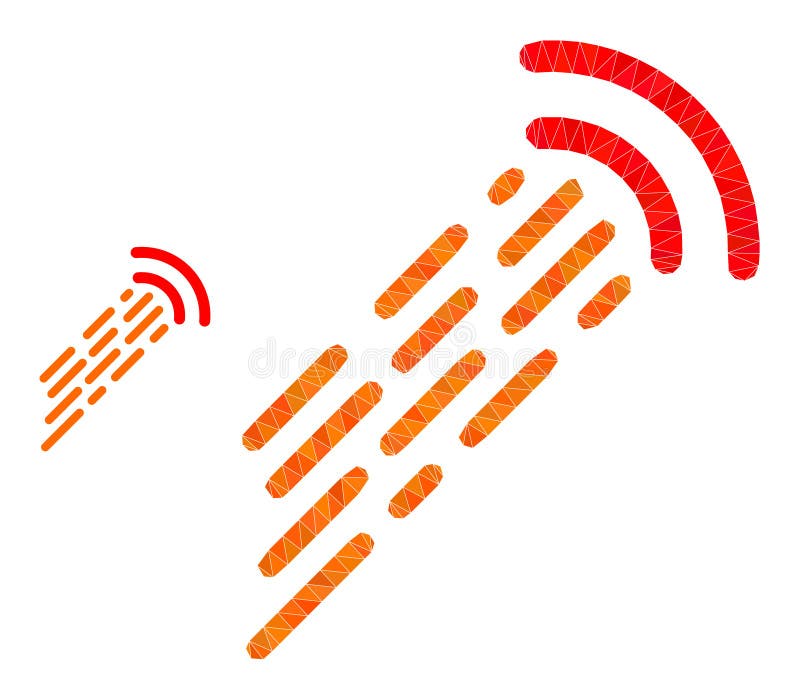 Vector Triangle Filled Shock Wave Icon Stock Vector - Illustration of ...