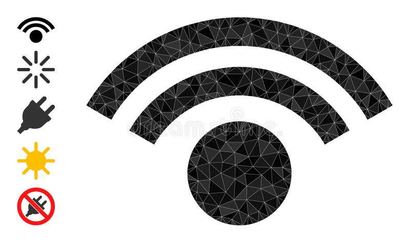 Vector Triangle Filled Sound Source Icon and More Icons Stock ...