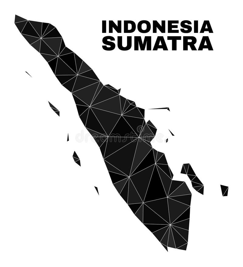 Vector Sumatra Map of Dots stock vector. Illustration of geographic ...