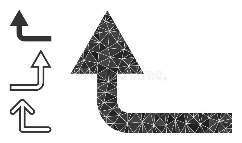 Vector Triangle Filled Turn Forward Icon and Bonus Icons Stock Vector ...