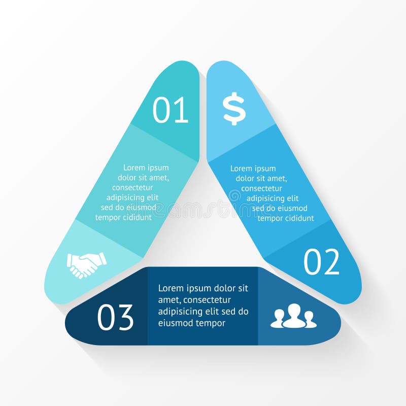 Vector Triangle Infographic. Template for Cycle Stock Vector ... Vector Triangle Infographic. Template for Cycle Stock Vector ...