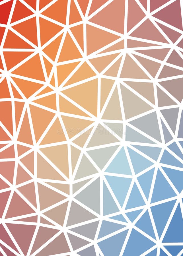 Abstract Low Polygon Gradient Generative Art Background Illustration Stock Vector - Illustration ...