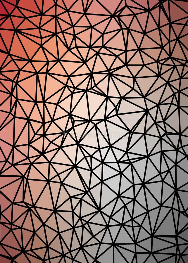 Abstract Low Polygon Gradient Generative Art Background Illustration ...