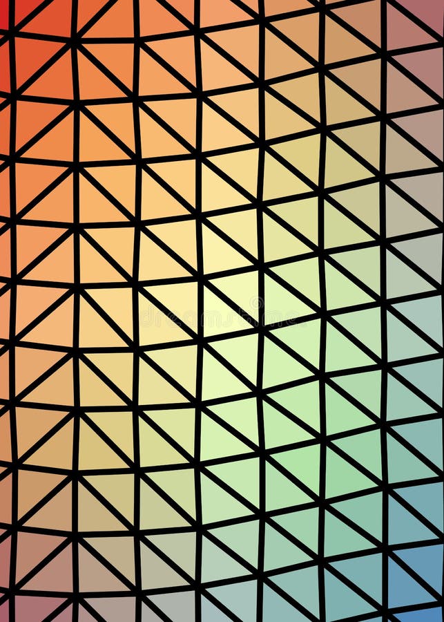 Abstract Low Polygon Gradient Generative Art Background Illustration Stock Vector - Illustration ...
