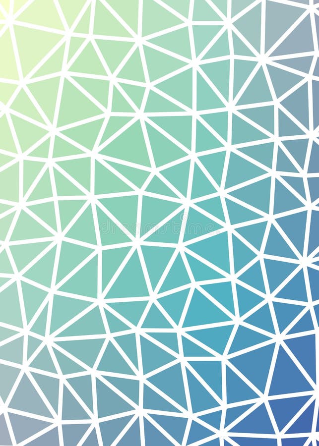 Abstract Low Polygon Gradient Generative Art Background Illustration ...