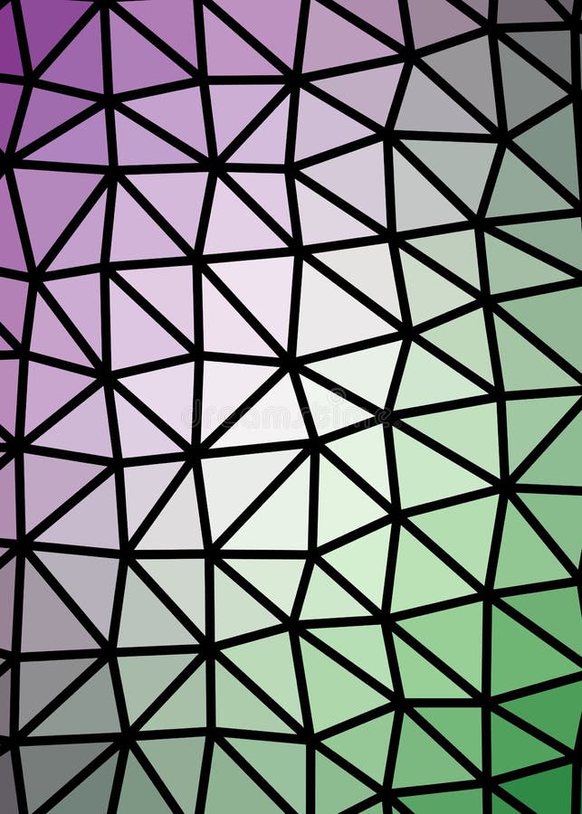 Abstract Low Polygon Gradient Generative Art Background Illustration ...
