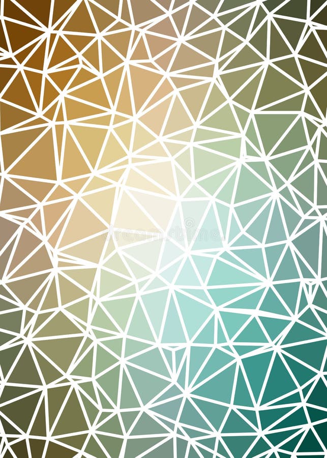 Abstract Low Polygon Gradient Generative Art Background Illustration ...