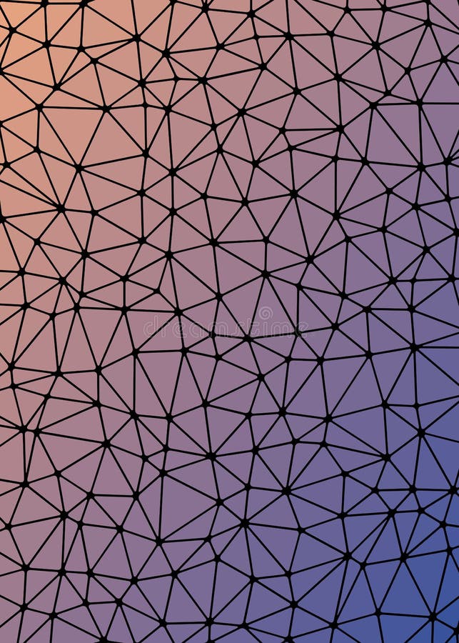Abstract Low Polygon Gradient Generative Art Background Illustration Stock Vector - Illustration ...