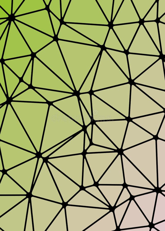 Abstract Low Polygon Gradient Generative Art Background Illustration Stock Vector - Illustration ...