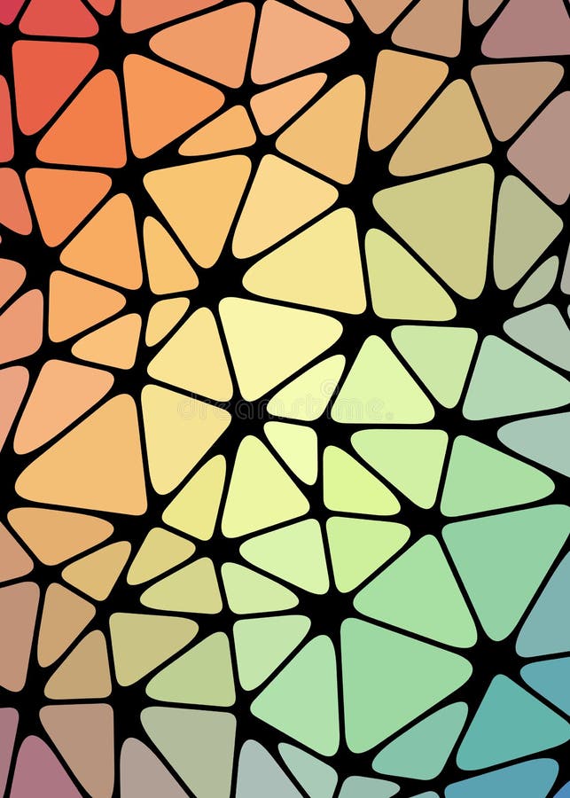 Abstract Low Polygon Gradient Generative Art Background Illustration Stock Vector - Illustration ...