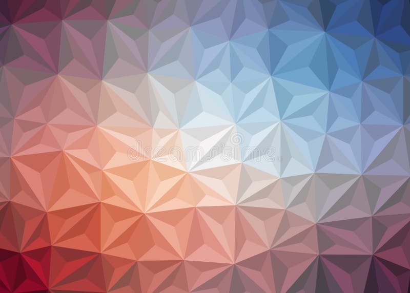 Abstract Low Polygon Gradient Generative Art Background Illustration ...