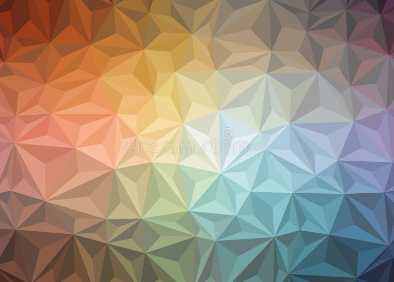 Abstract Low Polygon Gradient Generative Art Background Illustration ...