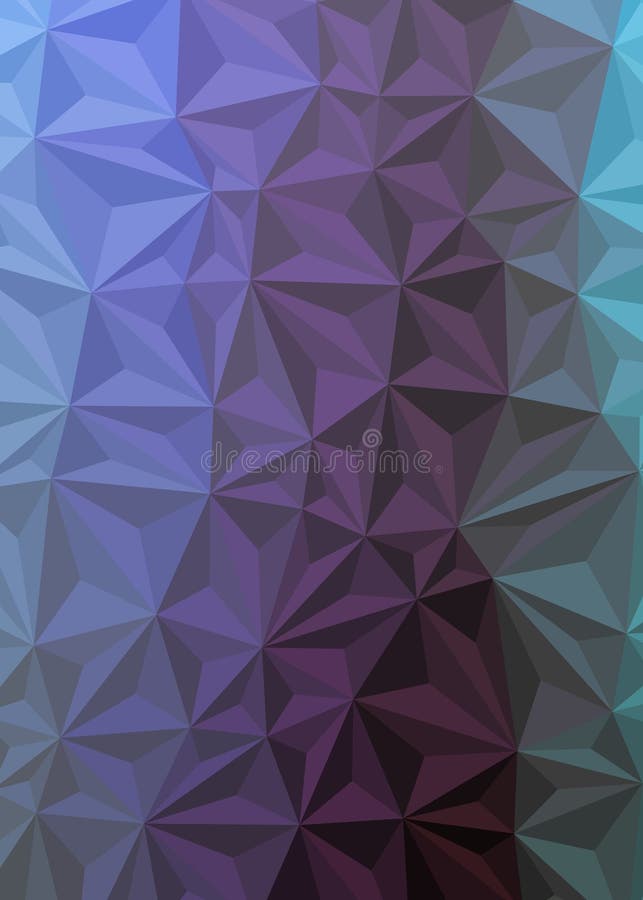 Abstract Low Polygon Gradient Generative Art Background Illustration ...