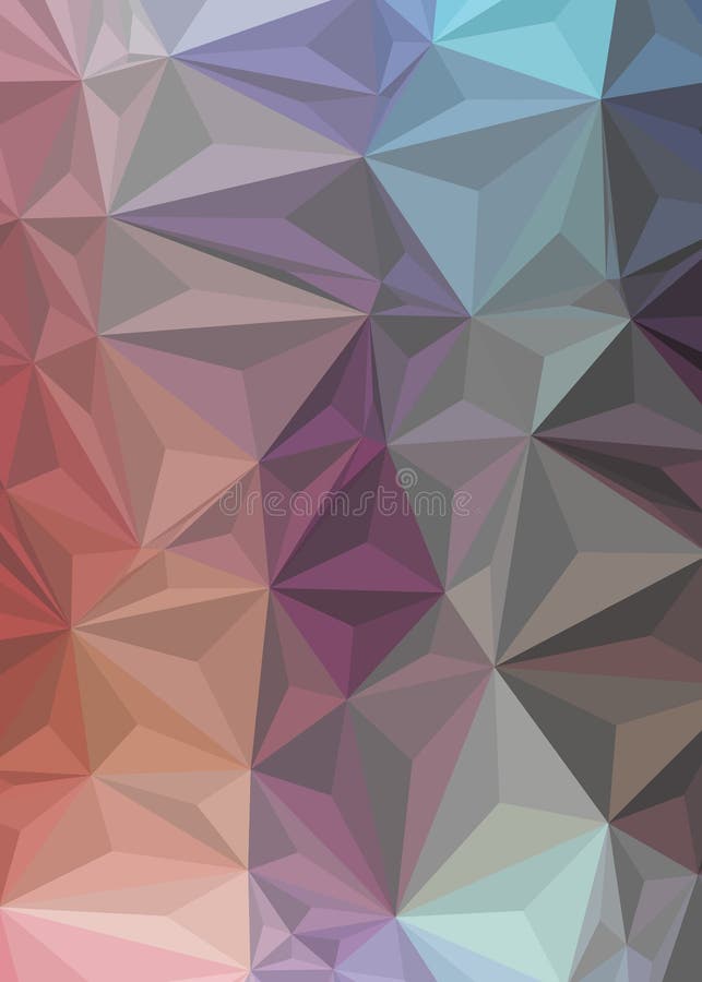 Abstract Low Polygon Gradient Generative Art Background Illustration Stock Vector - Illustration ...