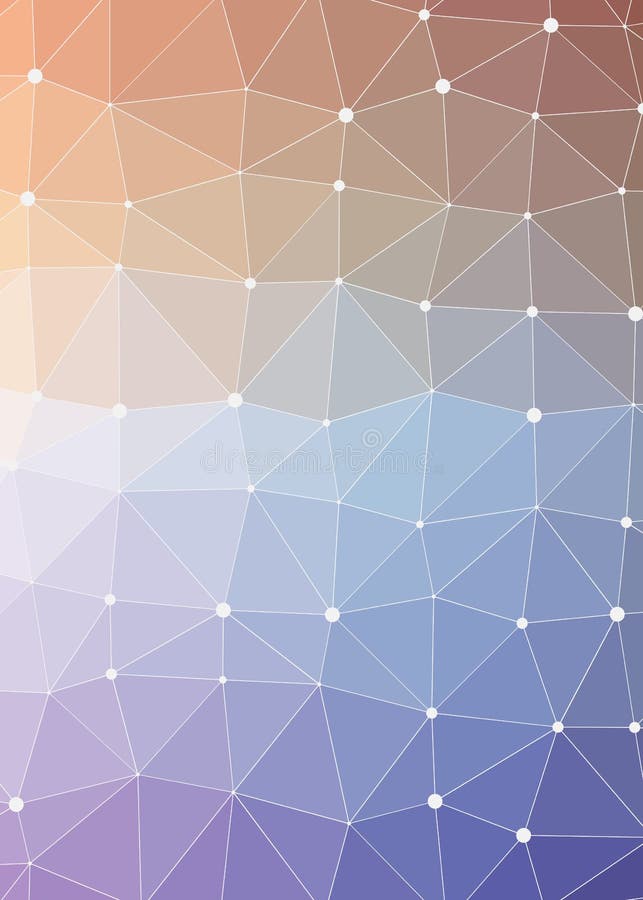 Abstract Low Polygon Gradient Generative Art Background Illustration ...