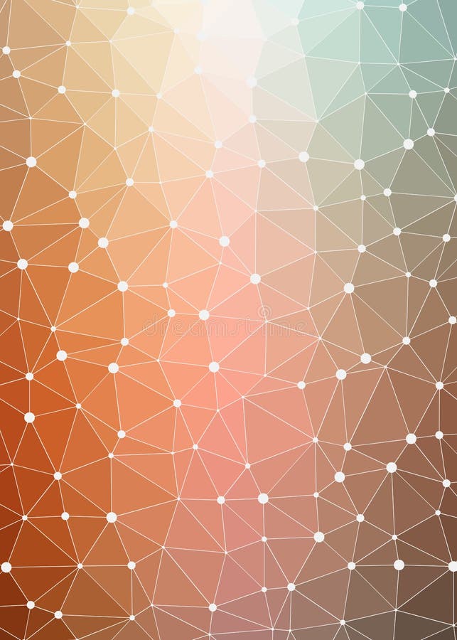 Abstract Low Polygon Gradient Generative Art Background Illustration ...