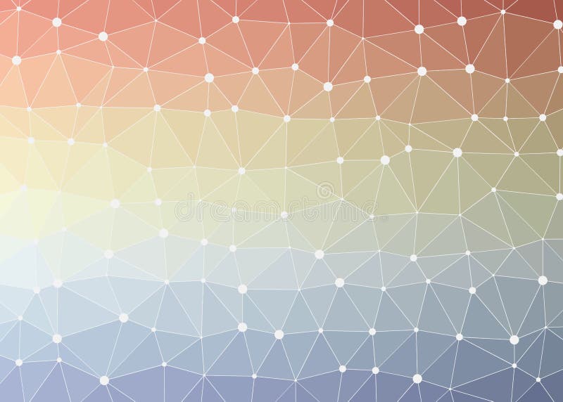 Abstract Low Polygon Gradient Generative Art Background Illustration ...