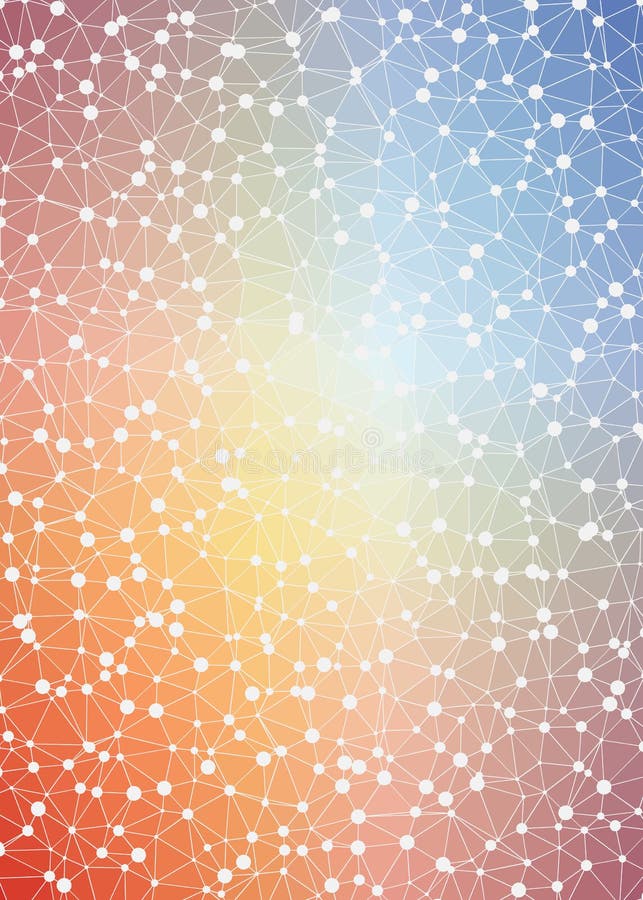 Abstract Low Polygon Gradient Generative Art Background Illustration ...