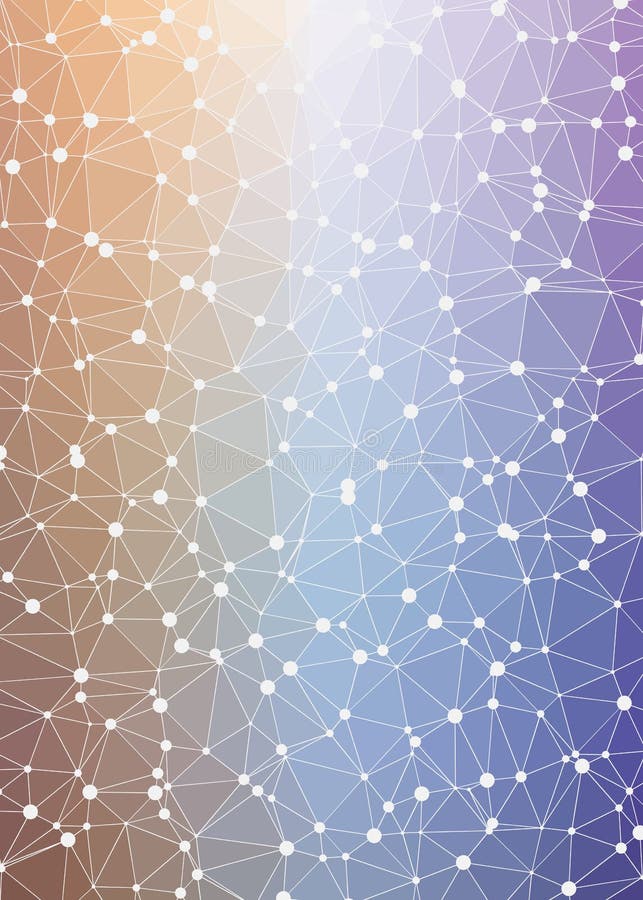 Abstract Low Polygon Gradient Generative Art Background Illustration ...