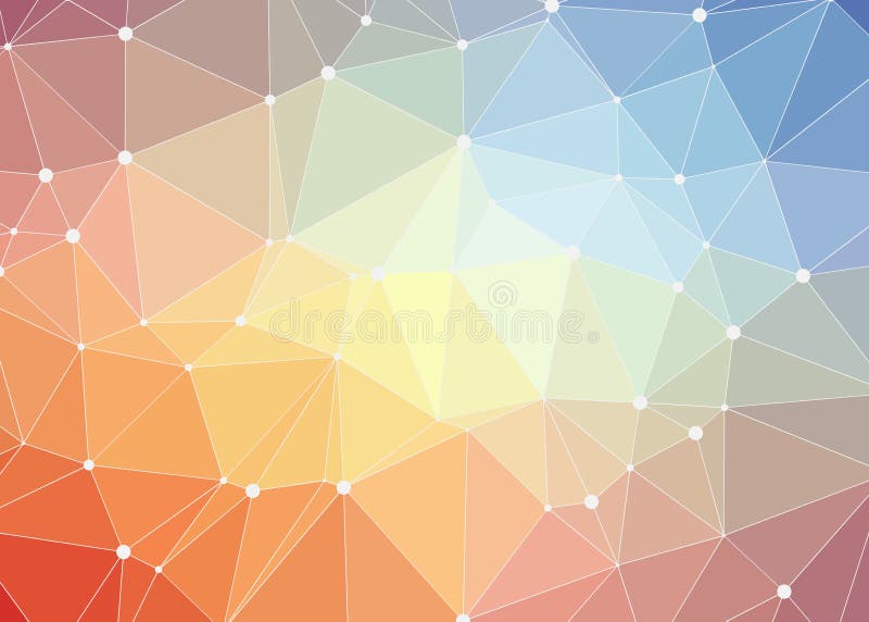 Abstract Low Polygon Gradient Generative Art Background Illustration ...