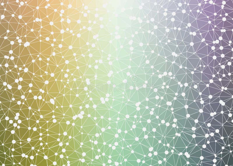 Abstract Low Polygon Gradient Generative Art Background Illustration ...