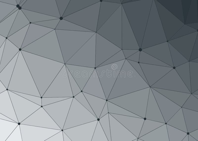 Abstract Low Polygon Gradient Generative Art Background Illustration ...